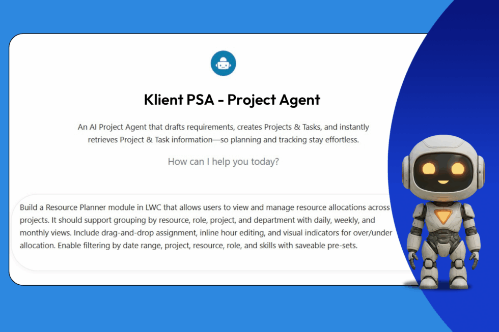 Klient PSA Launches Project Agent on AgentExchange